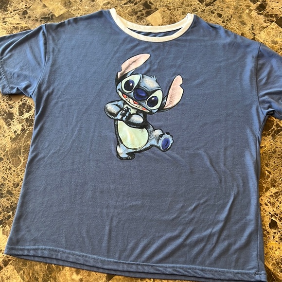 Disney | Tops | Disney Stitch Tee | Poshmark